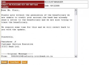 What happens when you accidentally transfer money to wrong bank account